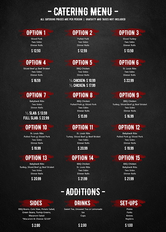 Let Southern Pig and Cattle Company Cater Your Next Event!